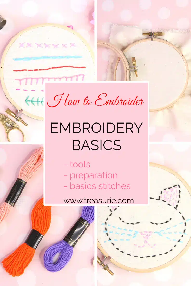 How to Embroider for Beginers, The Ultimate Guide | TREASURIE