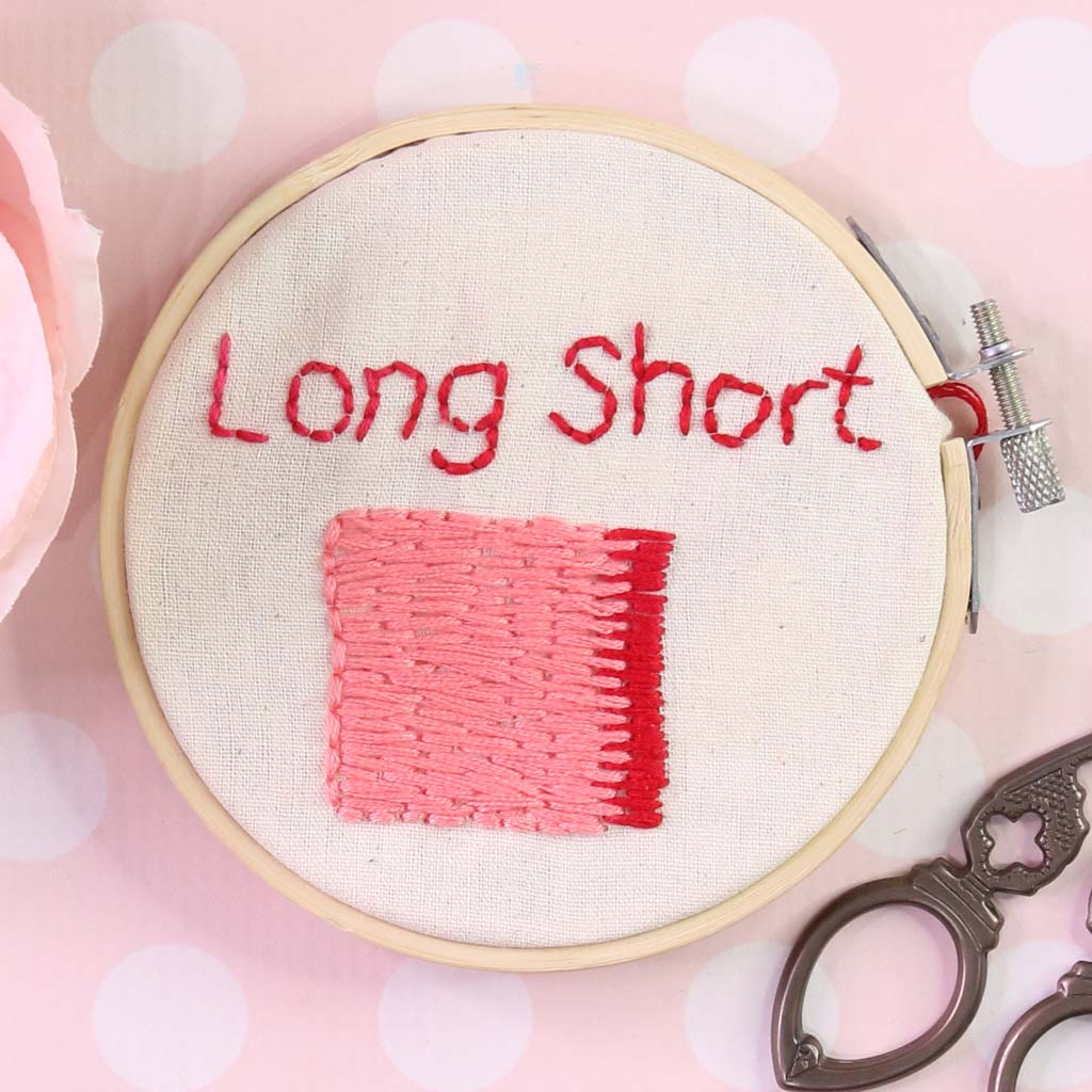 Long and Short Stitch (Brick Stitch) - Easy Tutorial | TREASURIE