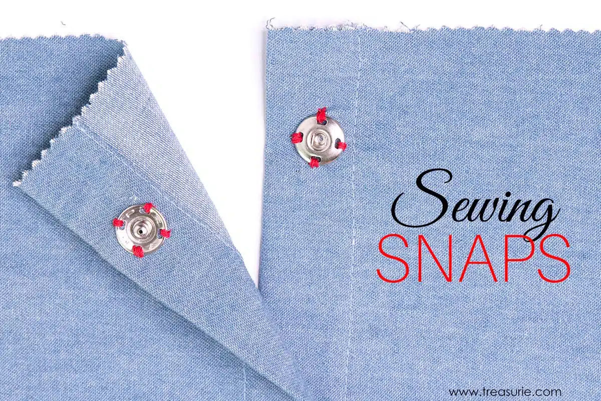 How to Attach Snaps to Fabric for Beginners (4 Types) | TREASURIE