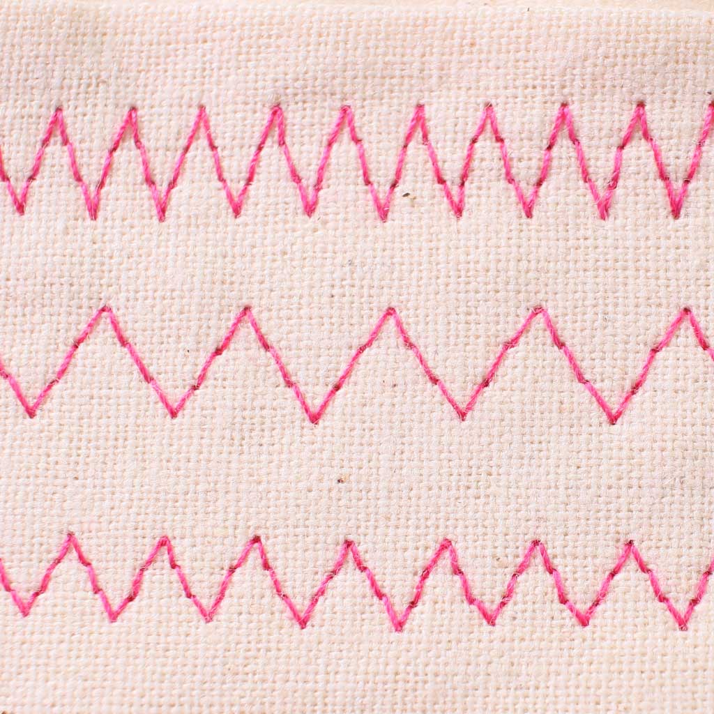 Tricot Stitch - Lightning Bolt Stitch for Stretch & Gathering | TREASURIE