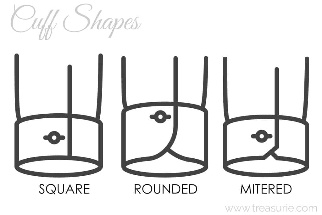 Types of Cuffs - Guide & Explanation of Cuff Styles | TREASURIE