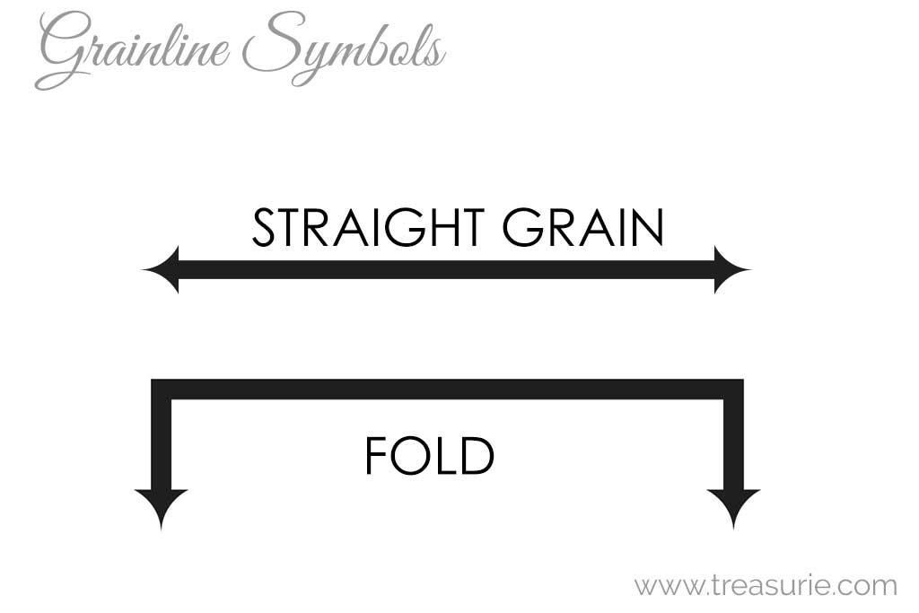Fabric Grainline for Sewing - Why & How to Find it | TREASURIE
