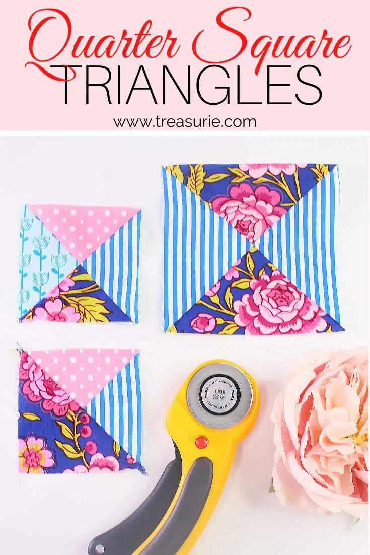 Quarter Square Triangles - Easiest Methods (QST) | TREASURIE