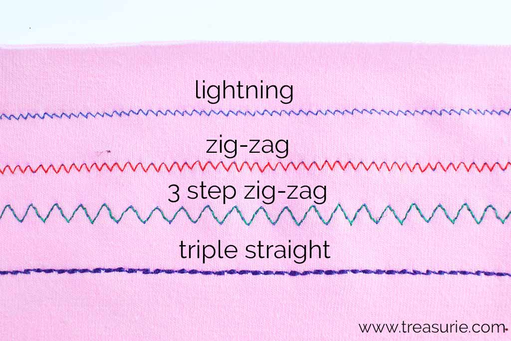 Stretch Stitch - Best Stretchy Stitch for Sewing Knits | TREASURIE
