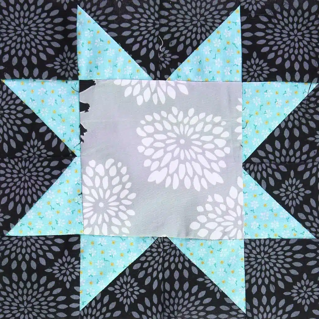 Sawtooth Star Quilt Blocks (Free Patterns) | TREASURIE