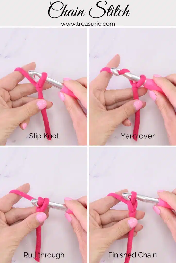 Crochet Chain Space (ch-sp) Easy for Beginners | TREASURIE