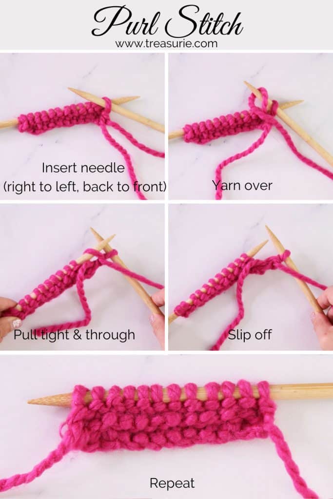 How To Rib Knit - Rib Knit Stitch Made Easy | TREASURIE