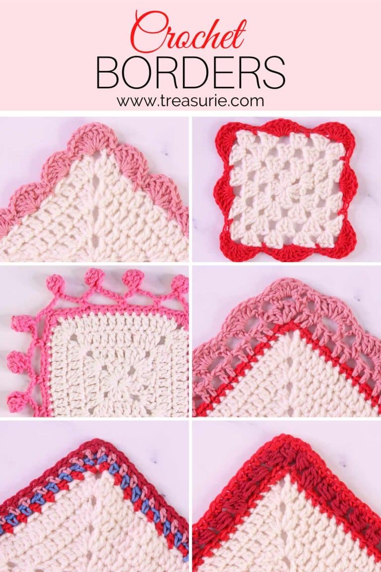 How to Crochet Borders, + 30 Crochet Border Patterns | TREASURIE