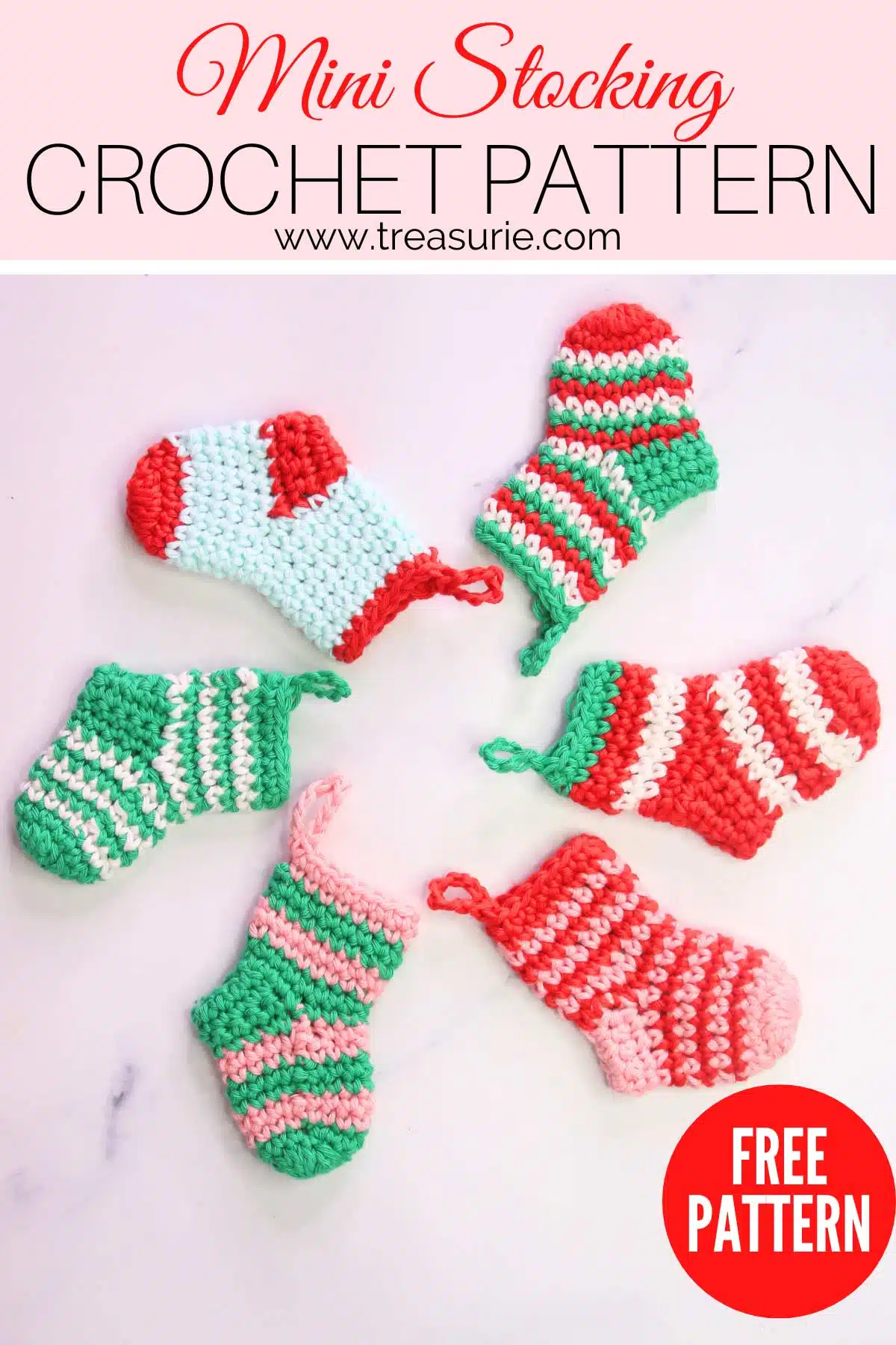 Mini Stocking Crochet Pattern How To Crochet Christmas Stockings FREE